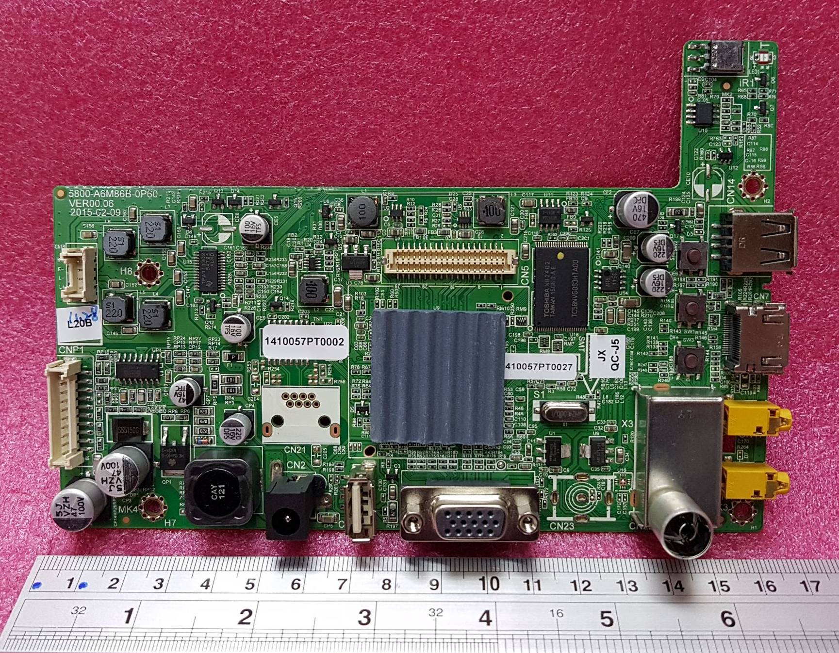 SKYWORTH (สกายเวิร์ท) Main Board(เมนบอร์ด) รุ่น19E510*24E510 :5800-A6M86B-0P60 - จำหน่ายอะไหล่ ...