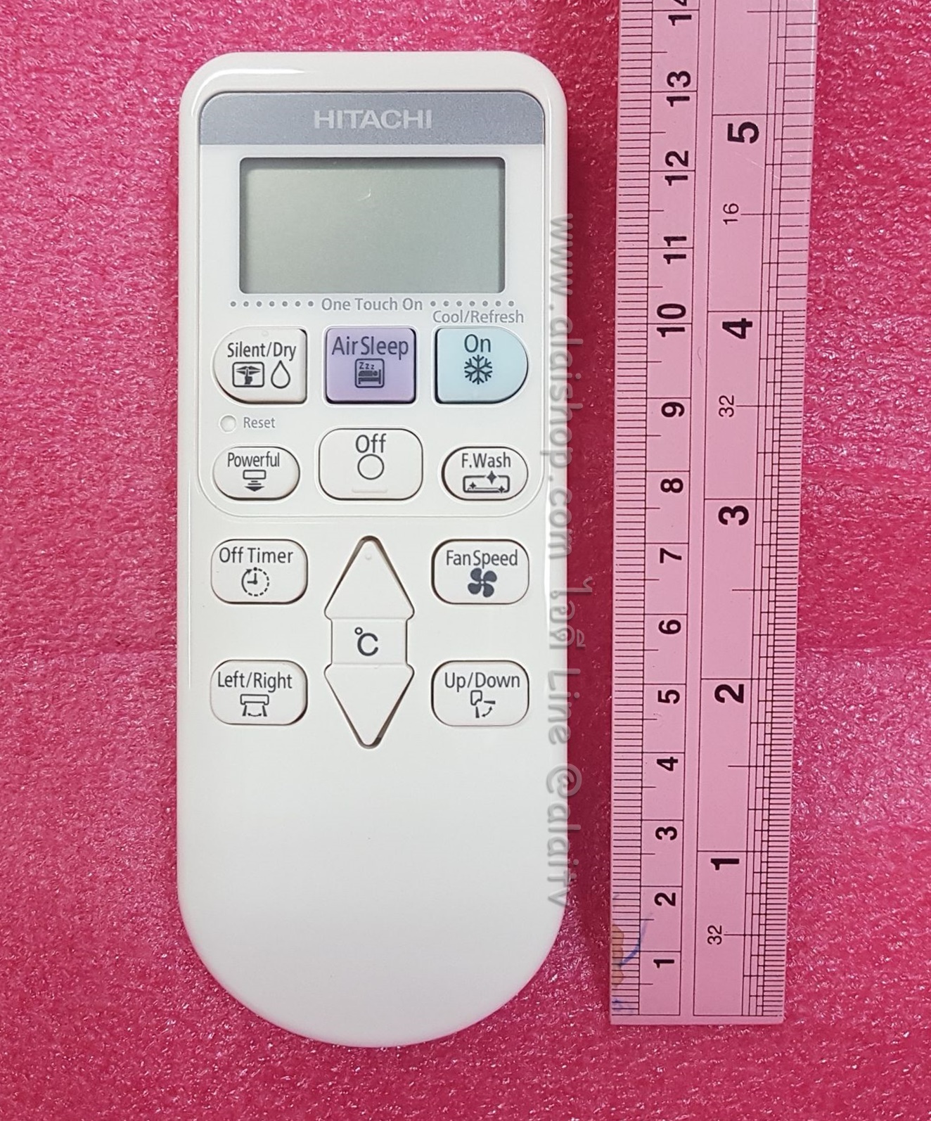 รีโมทแอร์ฮิตาชิ HITACHI (REMOTE CONTROL ASSEMBLY) สินค้าใหม่แท้บริษัท พาร์ทบริษัทPMRAS-AX10CJT ...
