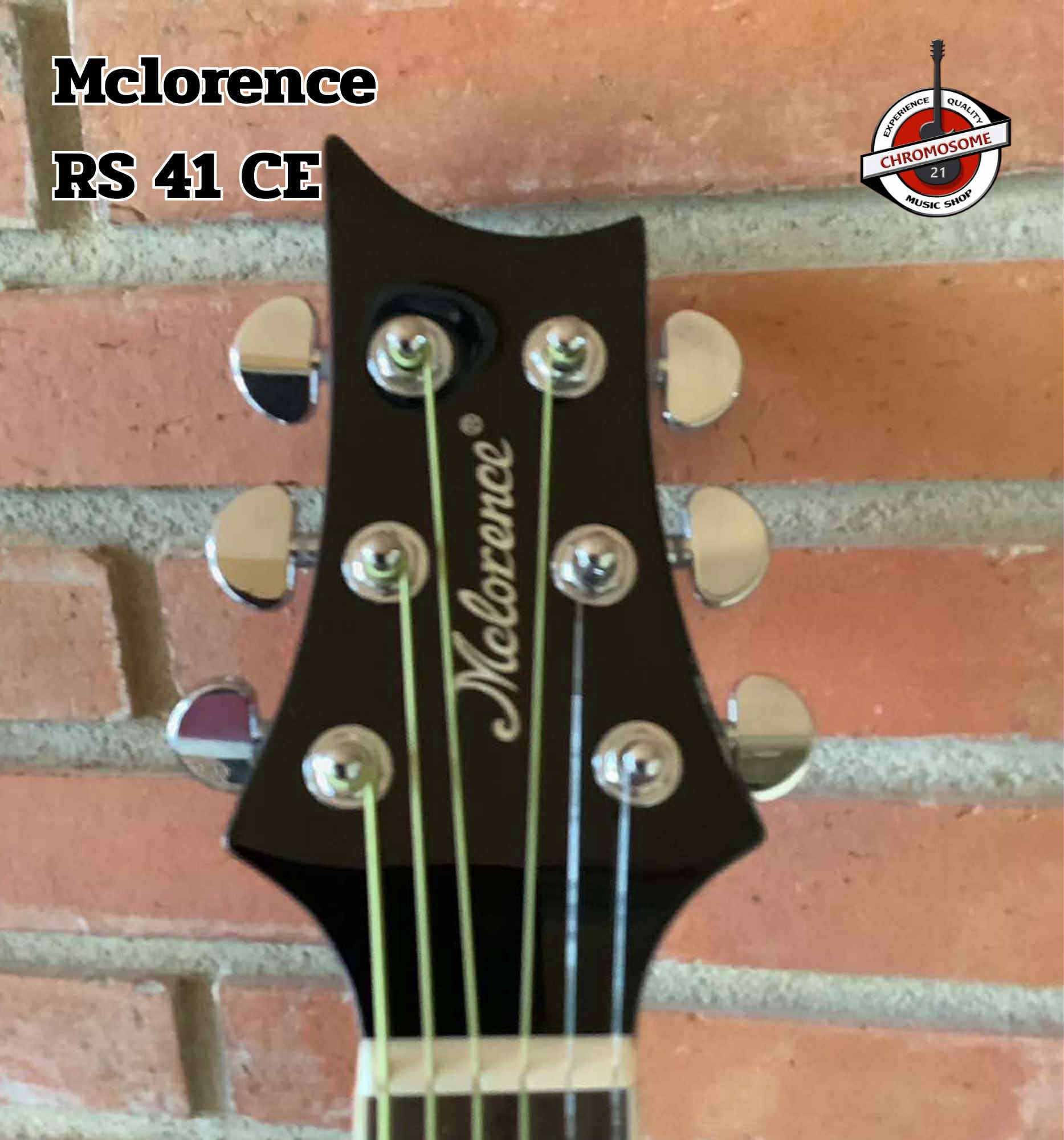 กีตาร์โปร่งไฟฟ้า Mclorence rs 41 ce (สี Sunburst) - Chromosome21 Music ...