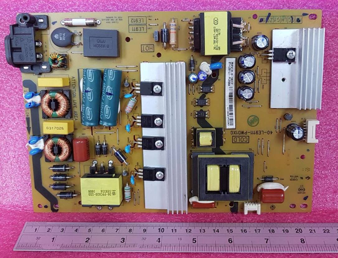 ซับพลาย TCL อะไหล่แท้/ของถอด ใช้กับรุ่น LED40E5800 พาร์ท 40-LE9111-PED1XG - จำหน่ายอะไหล่ทีวี TV ...