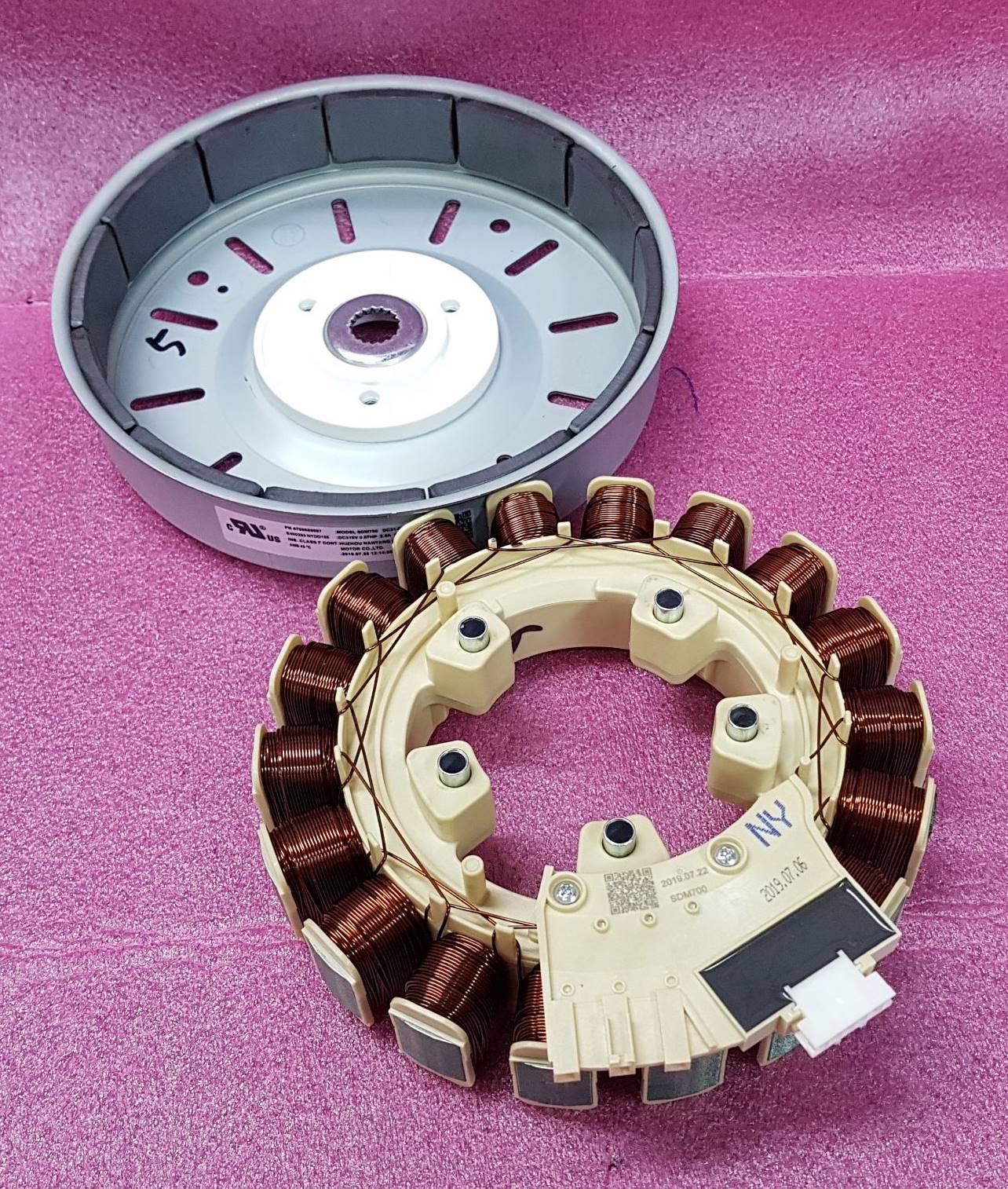 มอเตอร์ถังซัก ASSY DD BLDC MOTOR SAMSUNG(ซัมซุง) อะไหล่ใหม่/อะไหล่แท้ พาร์ท DC93-00309B (ใช้ได้ ...