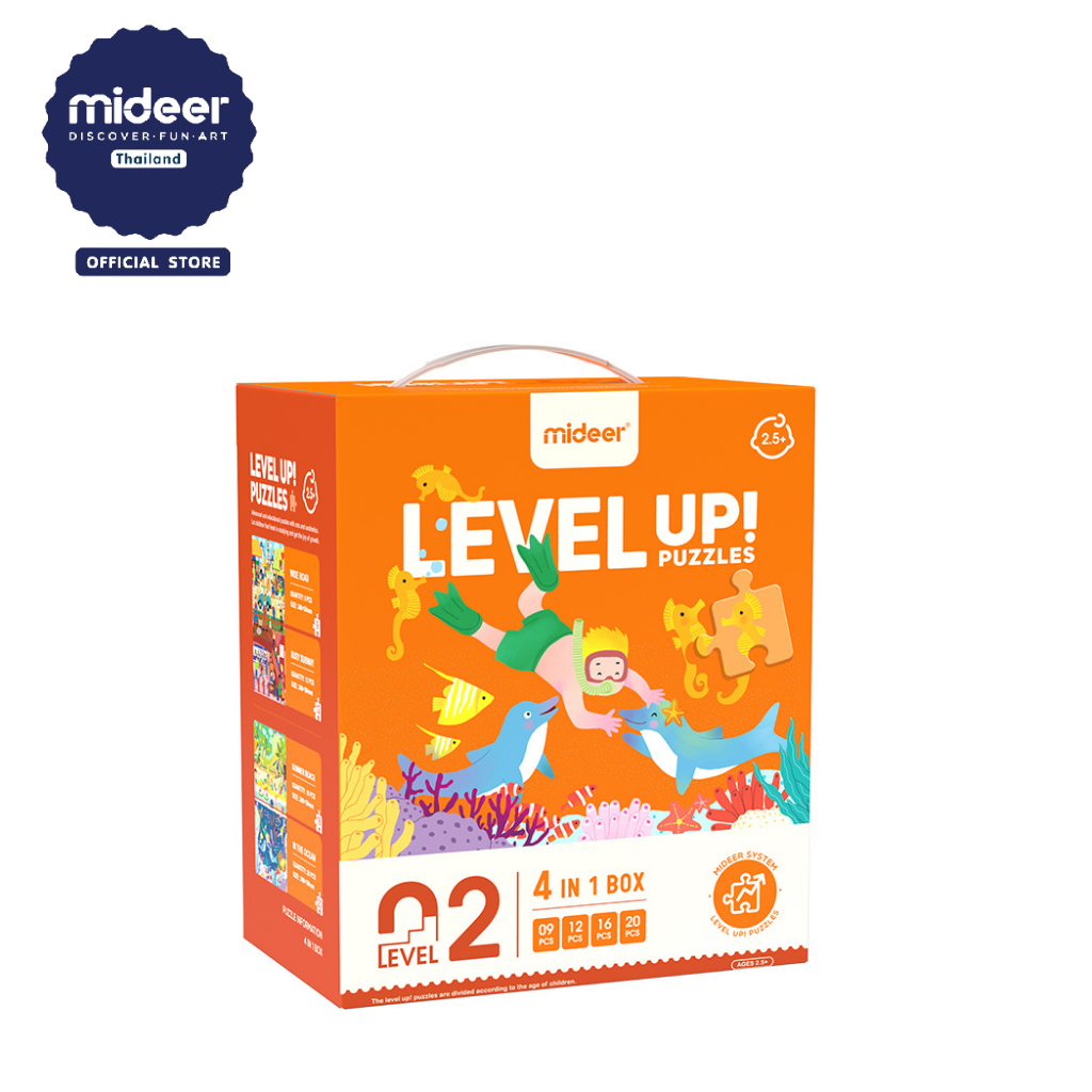 Mideer มิเดียร์ Puzzle Step2-Living Scenesจิ๊กซอว์ชีวิตประจำวันและการ ...