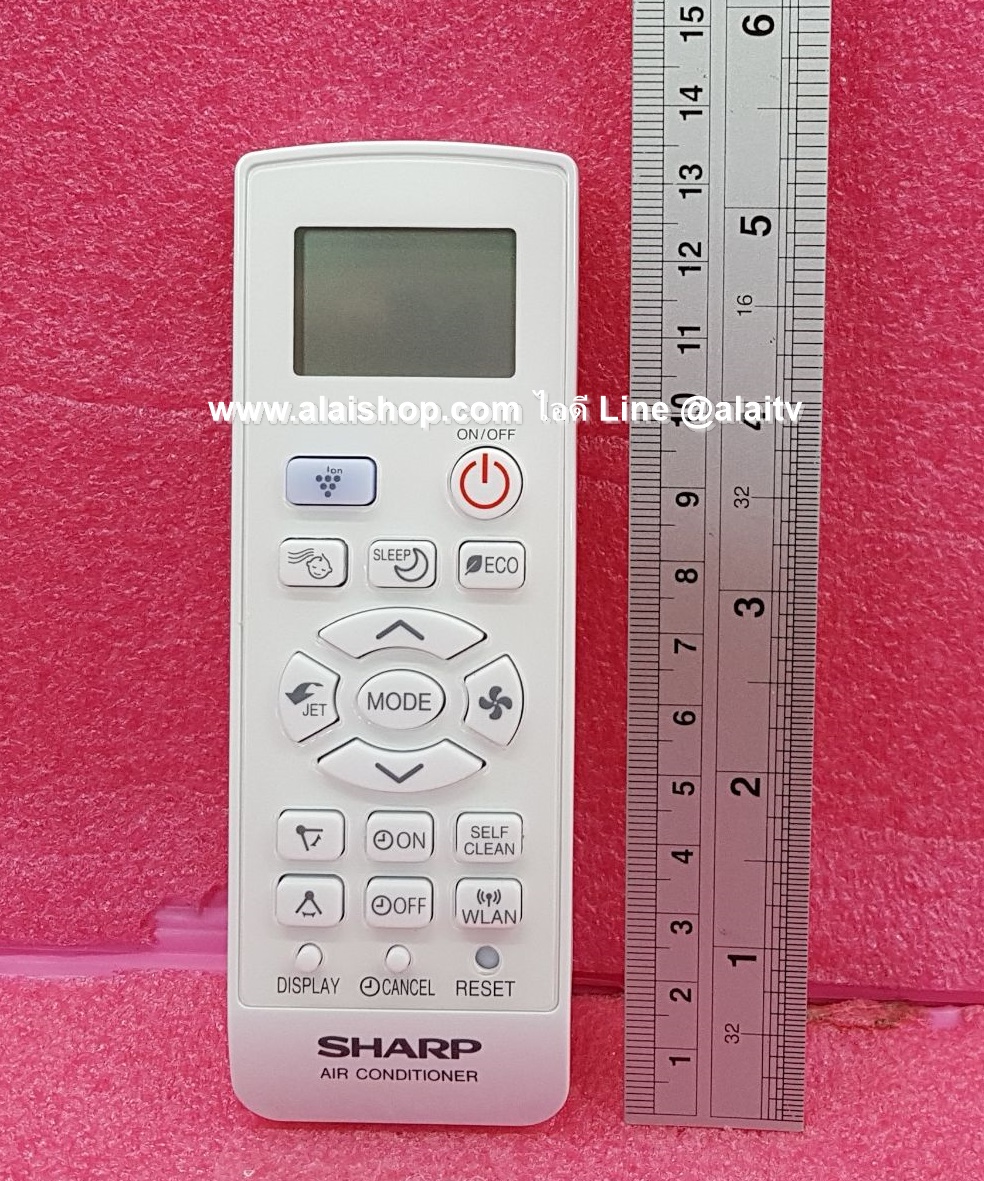 รีโมทแอร์SHARP(ชาร์ป) ของใหม่/ของแท้ พาร์ทบริษัทCRMC-B041JBEZ ใช้กับรุ่น AH-XP18WMB AH-XP24WHB ...