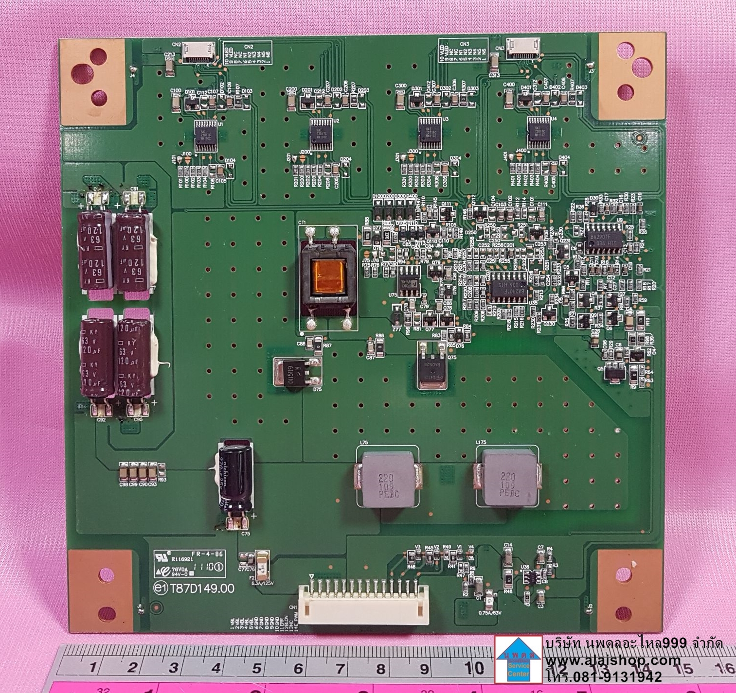 TOSHIBA ไดร์ LED TOSHIBA (โตชิบา)อะไหล่แท้/ของถอด รุ่น40PS10T :T87D149 ...